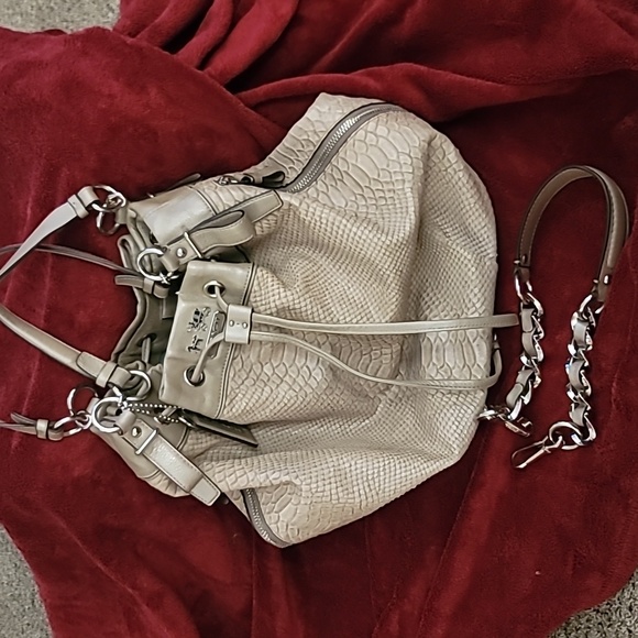 Coach | Bags | Coach Madison Python Bag | Poshmark